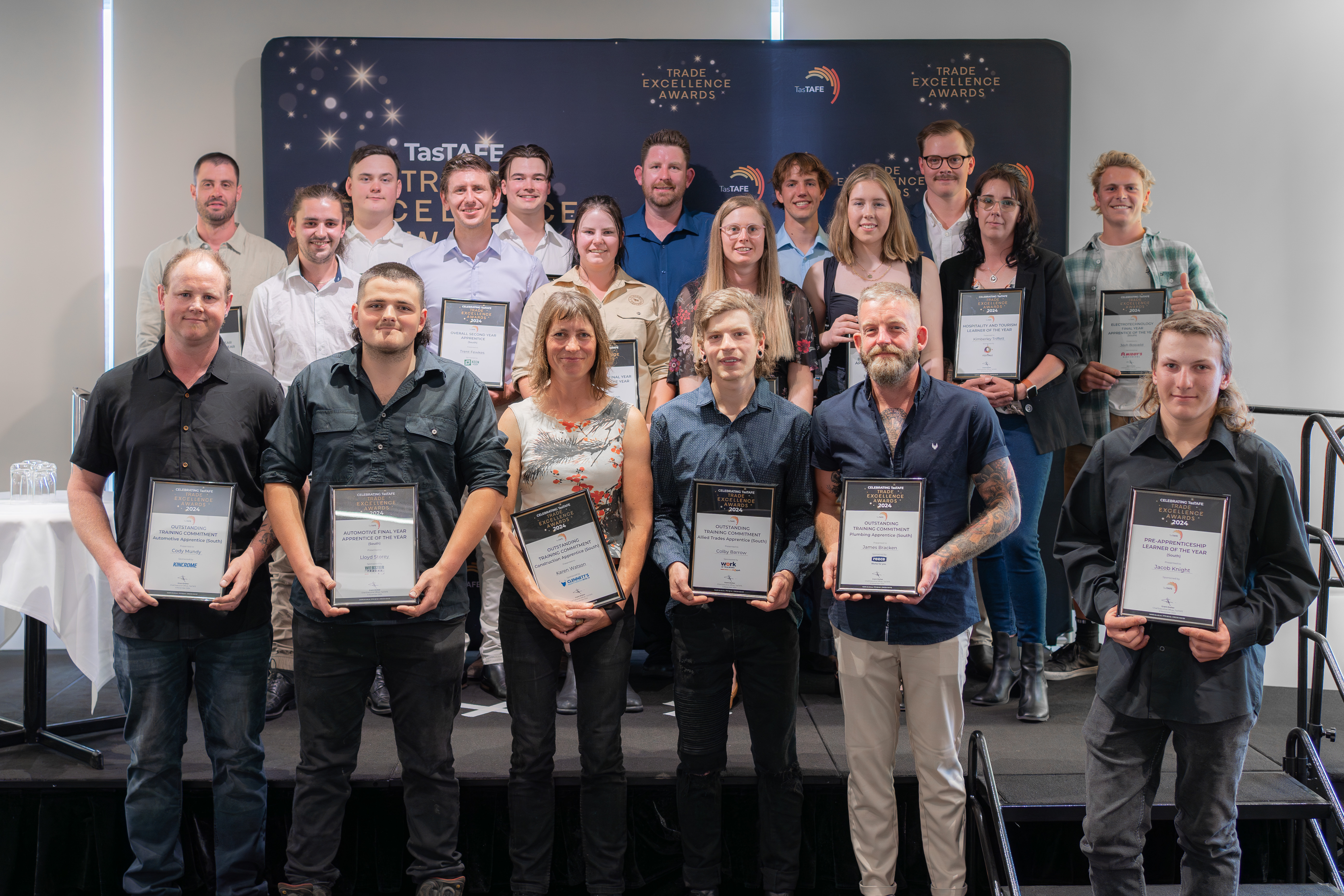 Learner achievements celebrated at inaugural TasTAFE Trade Excellence ...